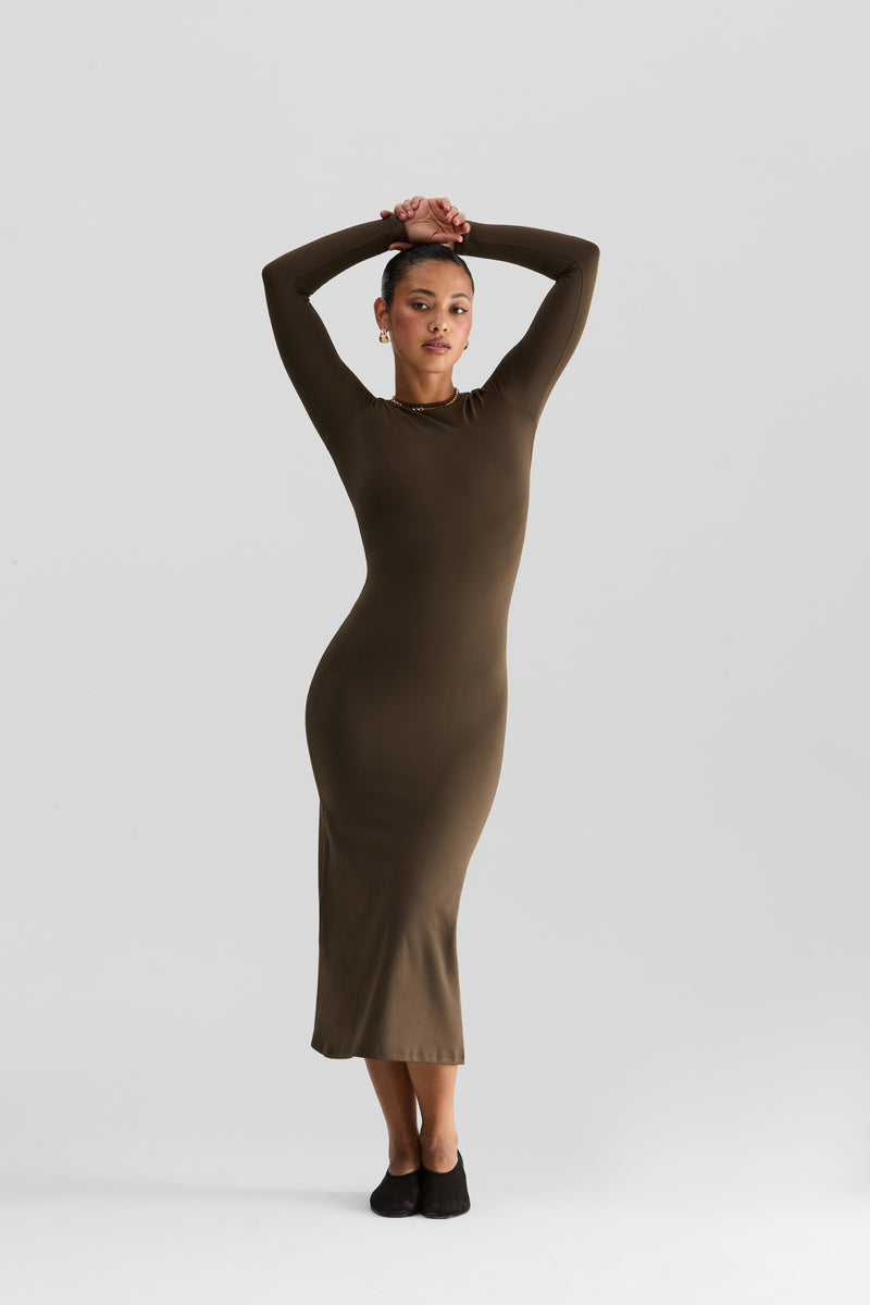 Long Sleeve Maxi Dress – KLAYD
